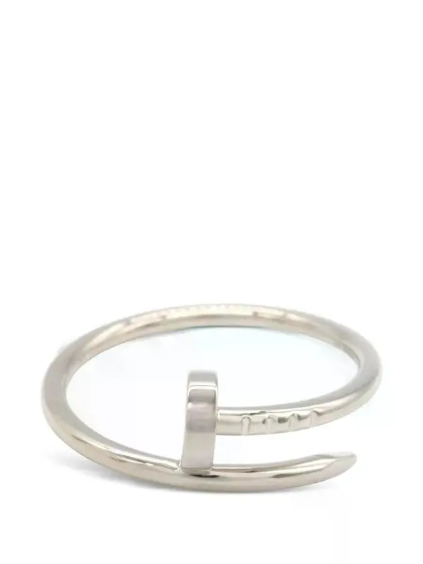 Cartier 18k White Gold Juste Un Clou Ring - Silver