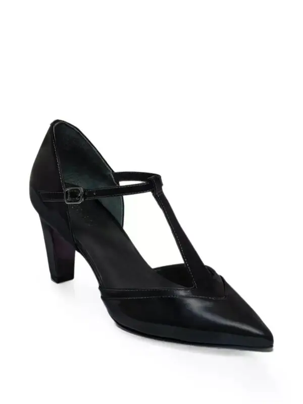 Bernardo Gianna T-bar Pumps - Black