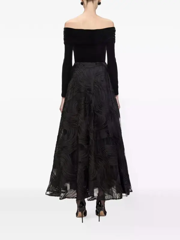 NISSA Velvet And Tulle Dress