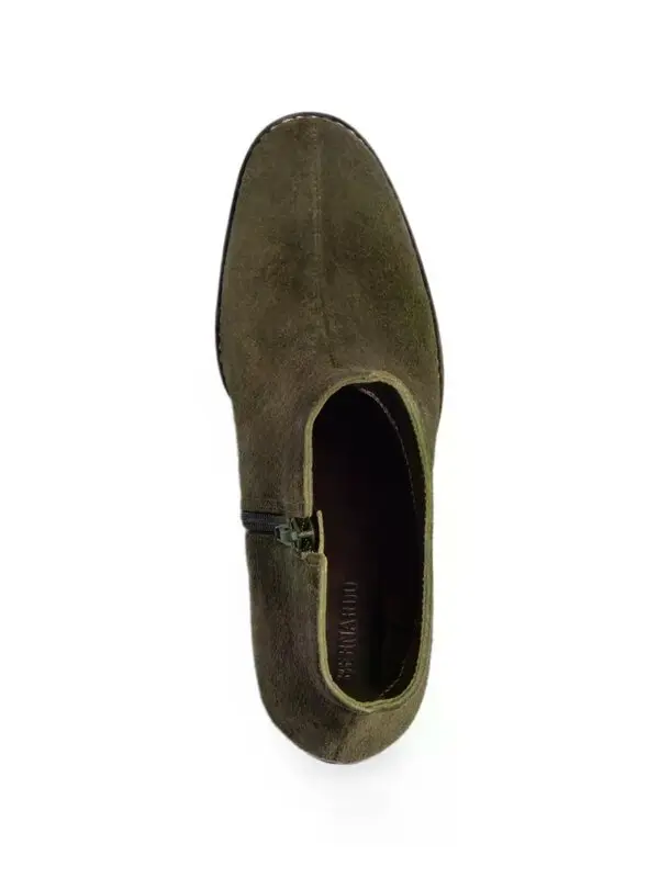Bernardo Nara Suede Platform Ankle Boots