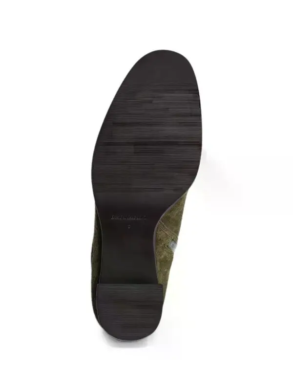 Bernardo Nara Suede Platform Ankle Boots