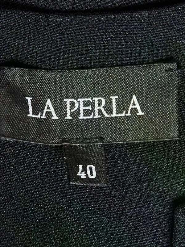 La Perla Embellished Crepe Dress