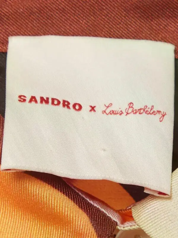 Sandro X Louis Barthélemy Abena-print Shirt