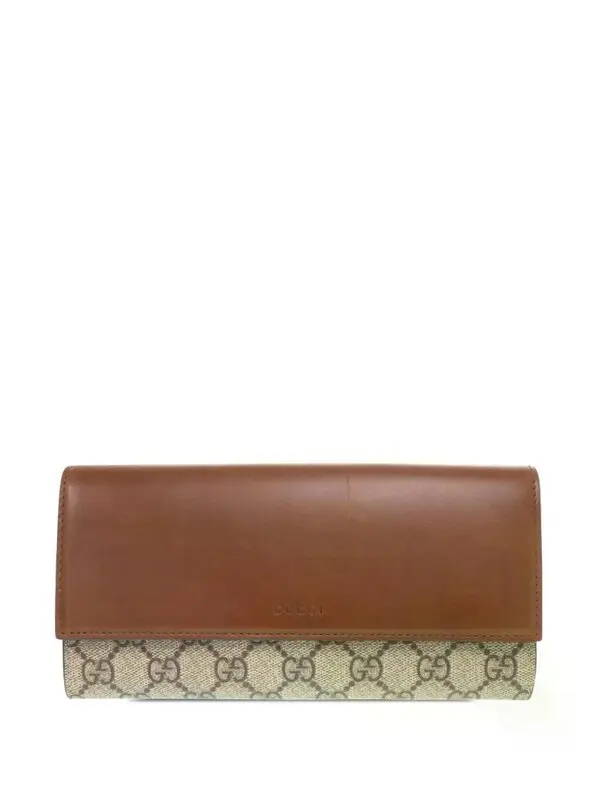 Gucci 2000-2015 Gg Supreme Wallet Long Wallets