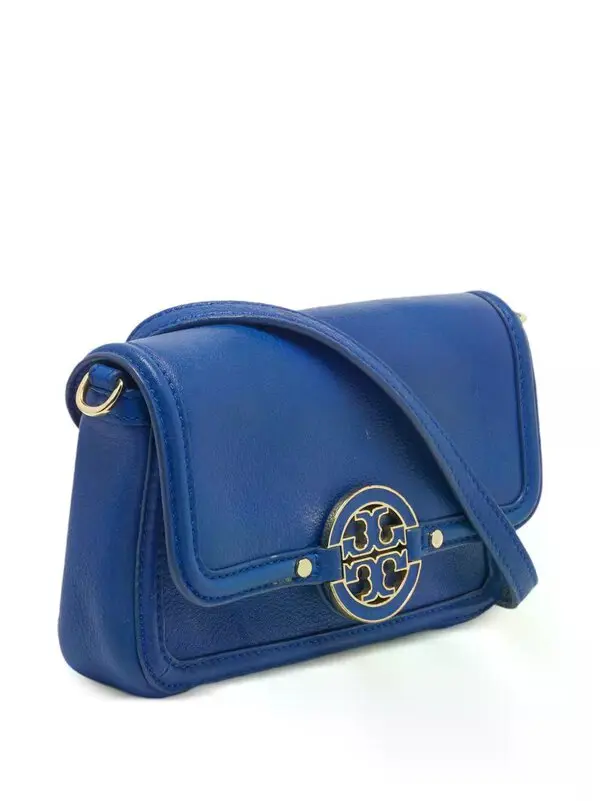 Tory Burch Amanda Foldover-top Mini Shoulder Bag - Blue