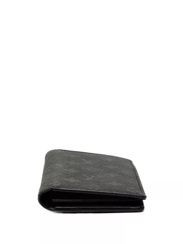 LOUIS VUITTON 2021-2026 Monogram Eclipse Brazza Wallet Long Wallets