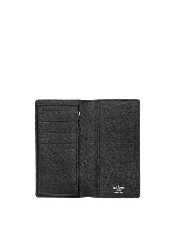 LOUIS VUITTON 2021-2026 Monogram Eclipse Brazza Wallet Long Wallets