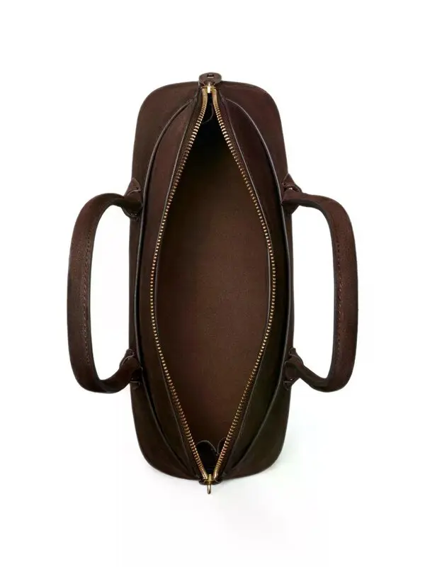 Tory Burch Lock Suede East-west Satchel