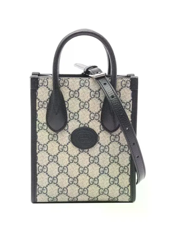 Gucci 2016-2026 Mini Gg Supreme Interlocking G Satchel