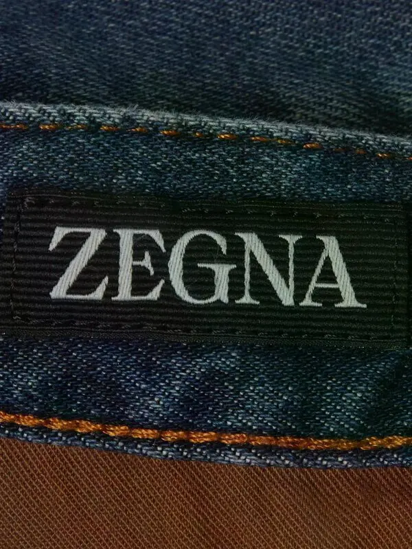 Zegna Distressed Slim-fit Jeans