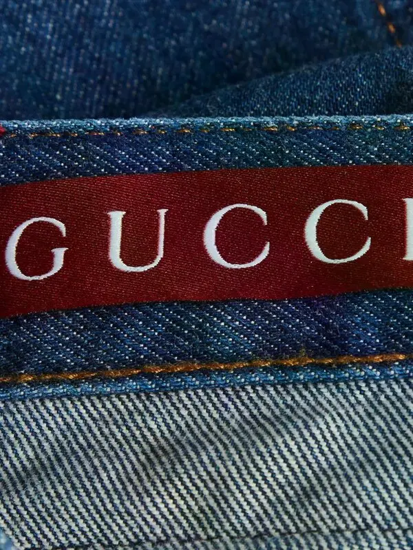 Gucci Straight-leg Cropped Jeans