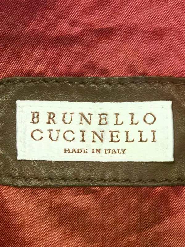 Brunello Cucinelli Zip-up Biker Jacket