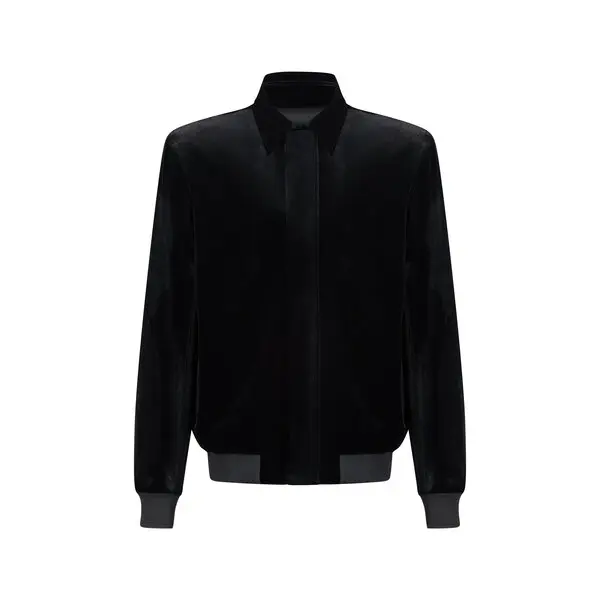 ÚCHÈ Velvet Bomber Jacket