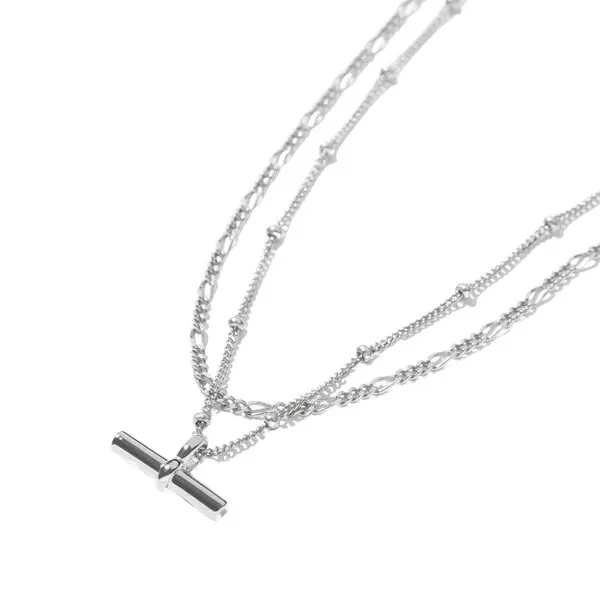 MURU T Bar Layering Set - Silver
