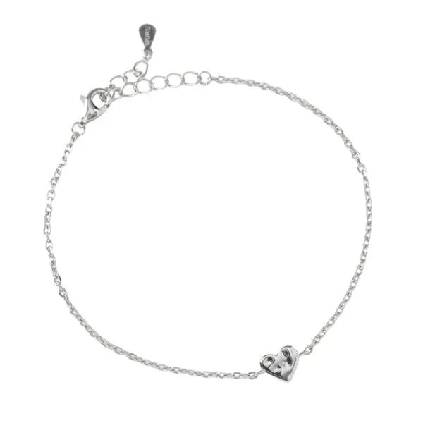 MURU Tiny Heart Bracelet - Silver