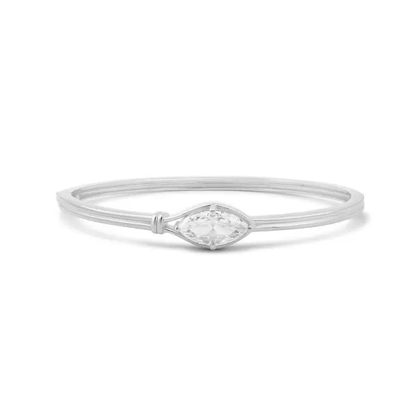 SHYMI Marquise Wrap Bangle - Silver