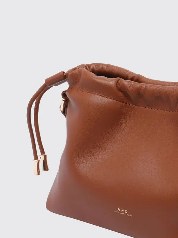 A.p.c. Mini Drawstring Bag - Brown