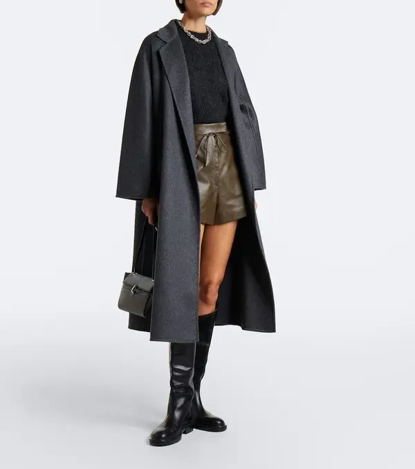 Max Mara Cropped Mohair And Wool-blend Sweater