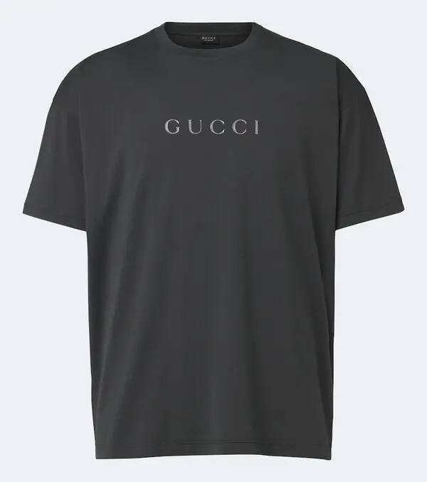 Gucci Logo Cotton Jersey T-shirt