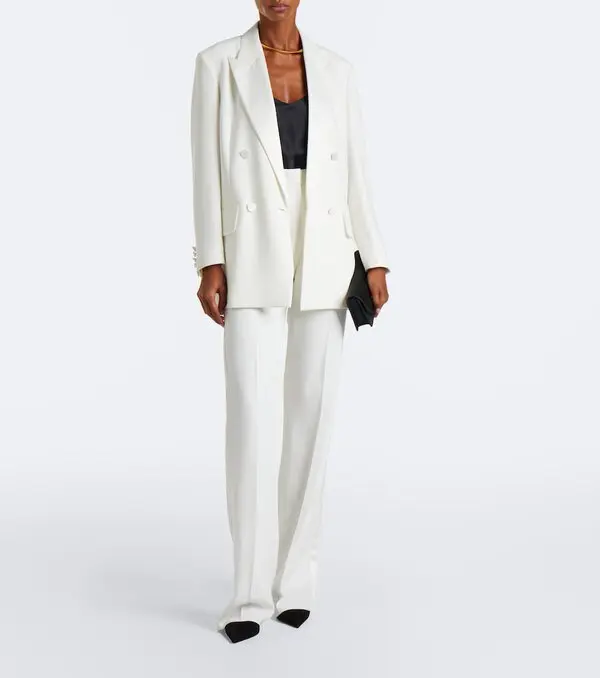 Max Mara Elegante Cady Straight-leg Pants