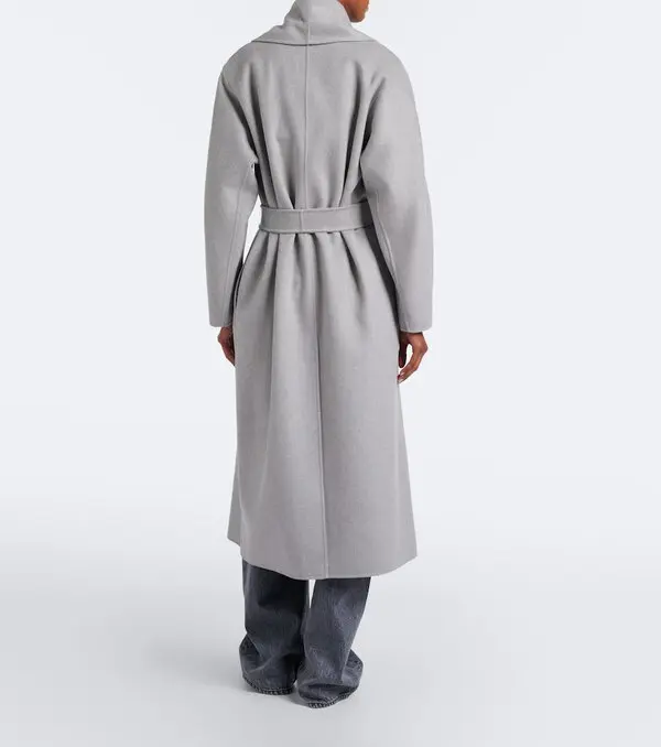 Max Mara Virgin Wool Wrap Coat