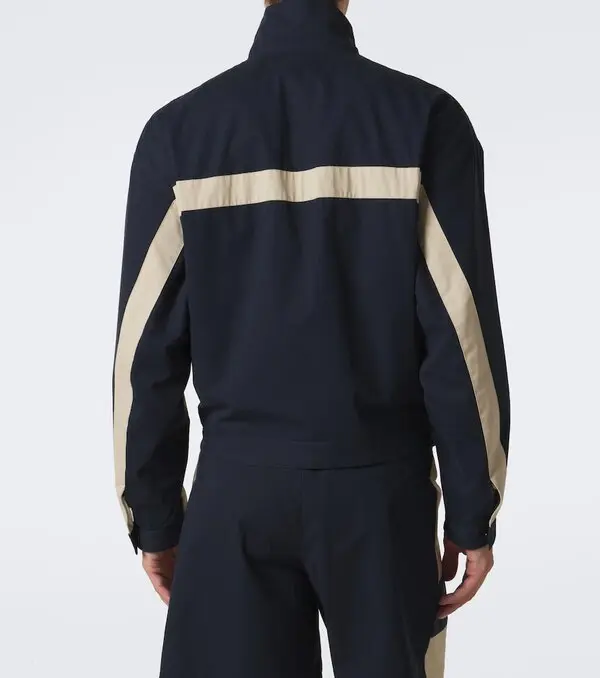 Saint Laurent Cotton Canvas Blouson Jacket