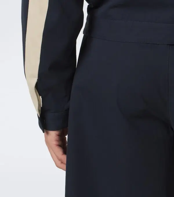 Saint Laurent Cotton Canvas Blouson Jacket