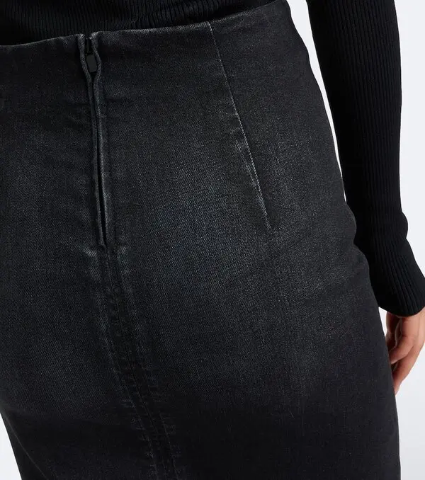 Gucci Denim Midi Skirt