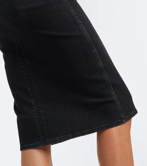 Gucci Denim Midi Skirt