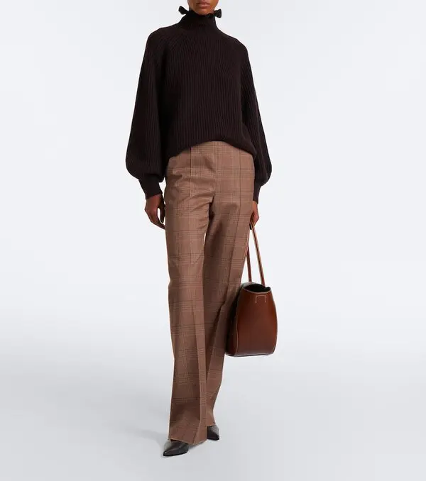 Max Mara Ribbed-knit Wool And Cashmere Sweater
