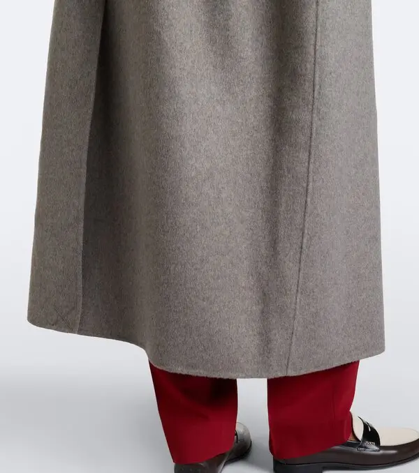THE FRANKIE SHOP Leroy Reversible Wool-blend Wrap Coat