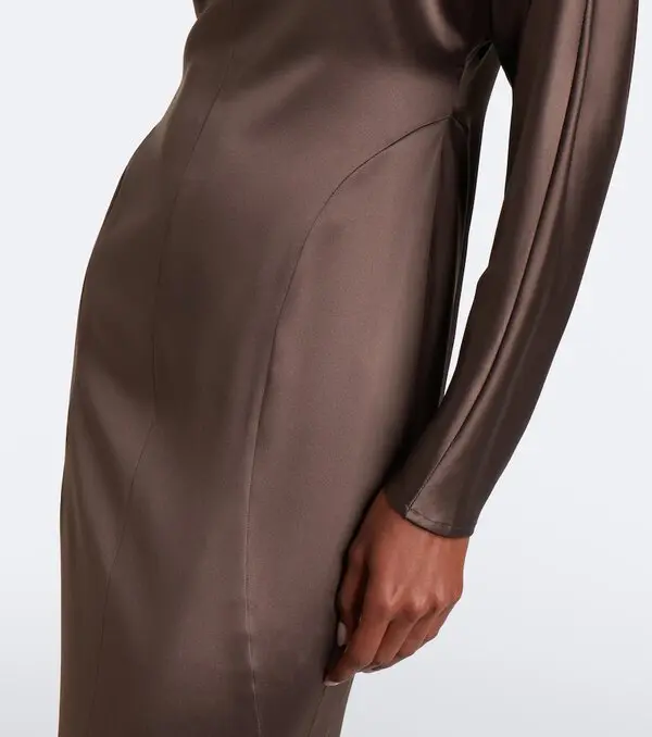 Max Mara Silk Satin Gown