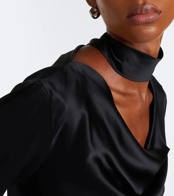 Max Mara Tie-detail Silk Blouse