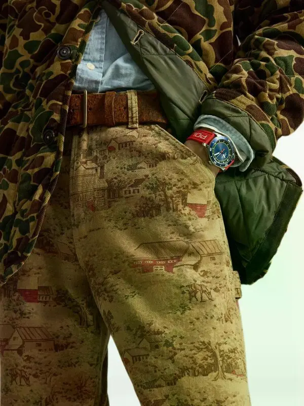 Polo Ralph Lauren Landscape-print Straight-leg Trousers