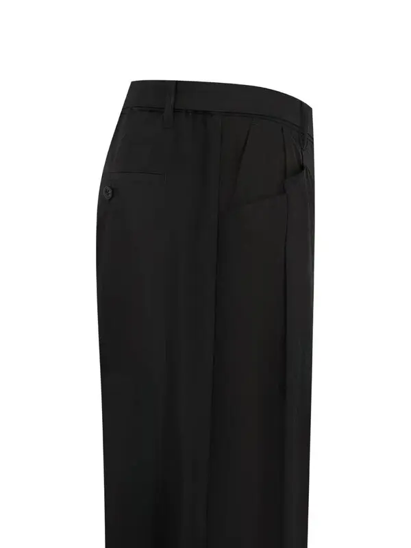 Sacai Belted Pleated Tailored Trousers
