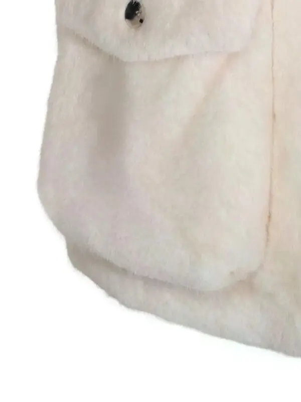 URBANCODE Faux-fur V-neck Coat