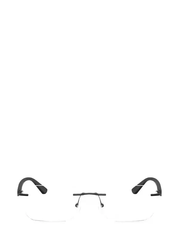 Armani Exchange Rimless Rectangle-frame Glasses - Black