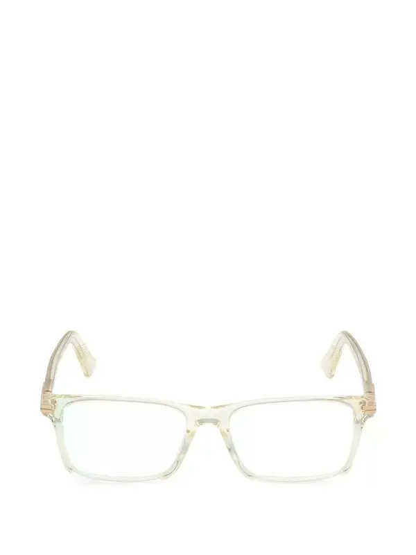 Zegna Rectangle-frame Glasses - Neutrals