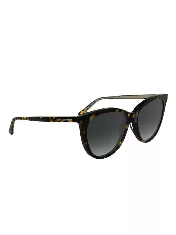 Calvin Klein Tortoiseshell Cat-eye Sunglasses