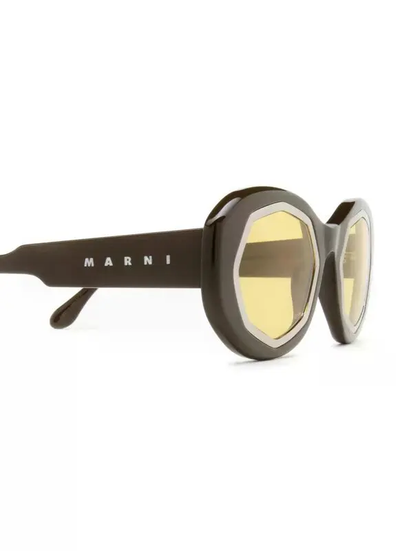 Marni Mount Bromo Geometric-frame Sunglasses