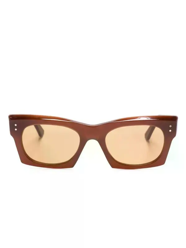 Marni Edku Geometric-frame Sunglasses - Brown