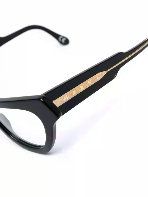 Marni Logo Cat-eye Glasses