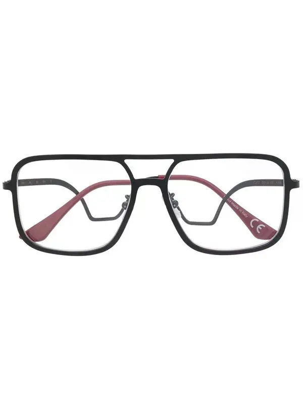 Marni C47 Square-frame Glasses - Black
