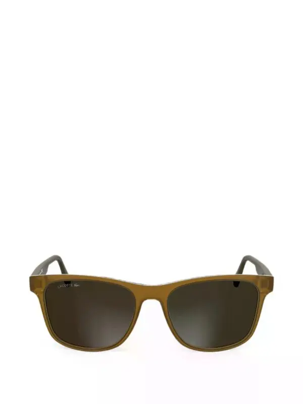 Lacoste Rectangle-frame Sunglasses - Brown