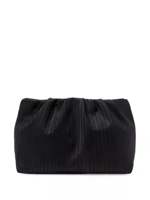 ERES Soiree Paradise Pleated Clutch Bag - Black
