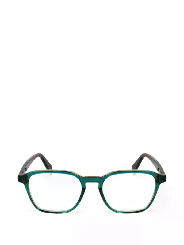Paul Smith Adbroke Geometric-frame Eyeglasses - Green