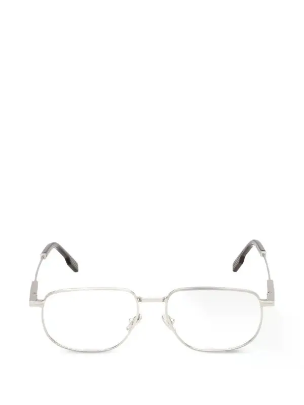 Zegna Metal-frame Glasses - Silver