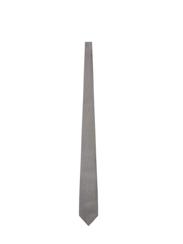 TOM FORD Silk Tie - Silver