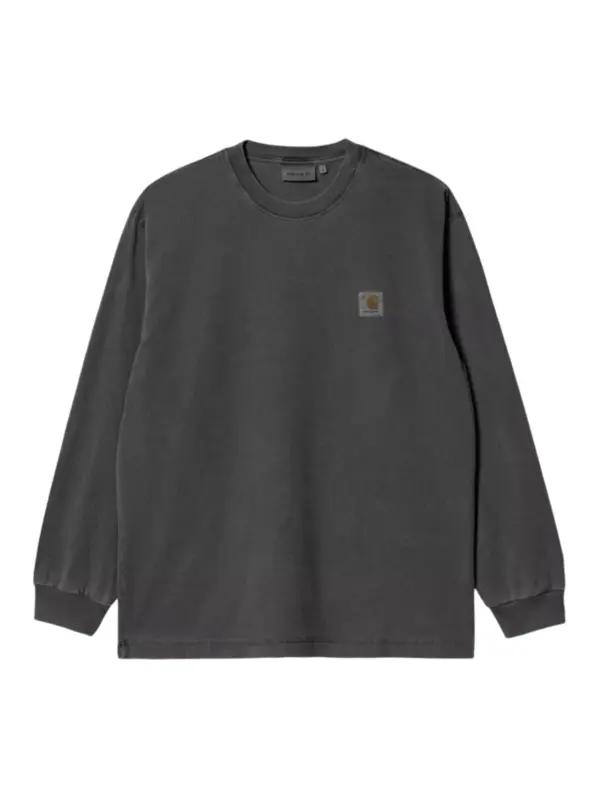 Carhartt Work In Progress Long-sleeve T-shirt With Logo - Grey