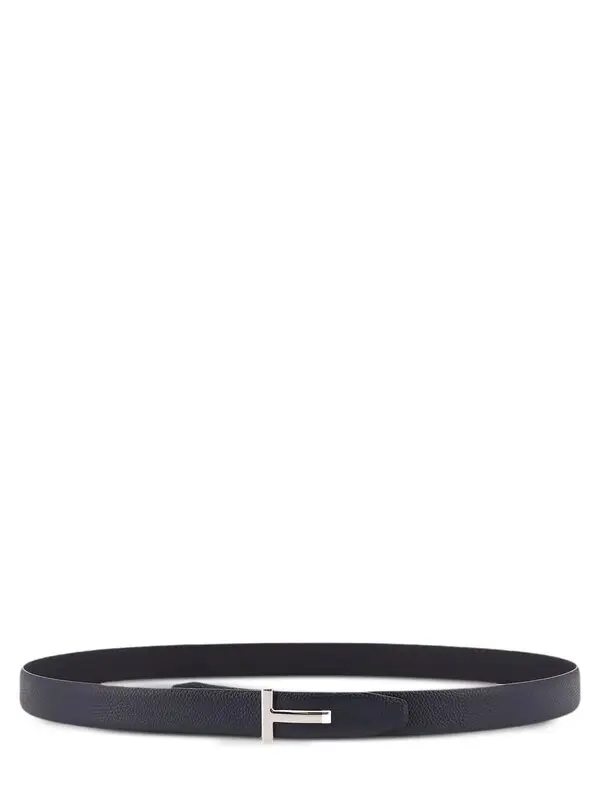 TOM FORD Leather Belt - Blue